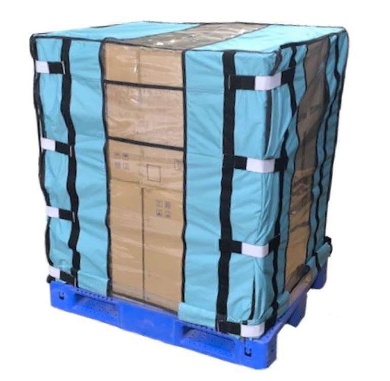 Reusable waterproof pallet and load covers Reusable waterproof pallet and load covers